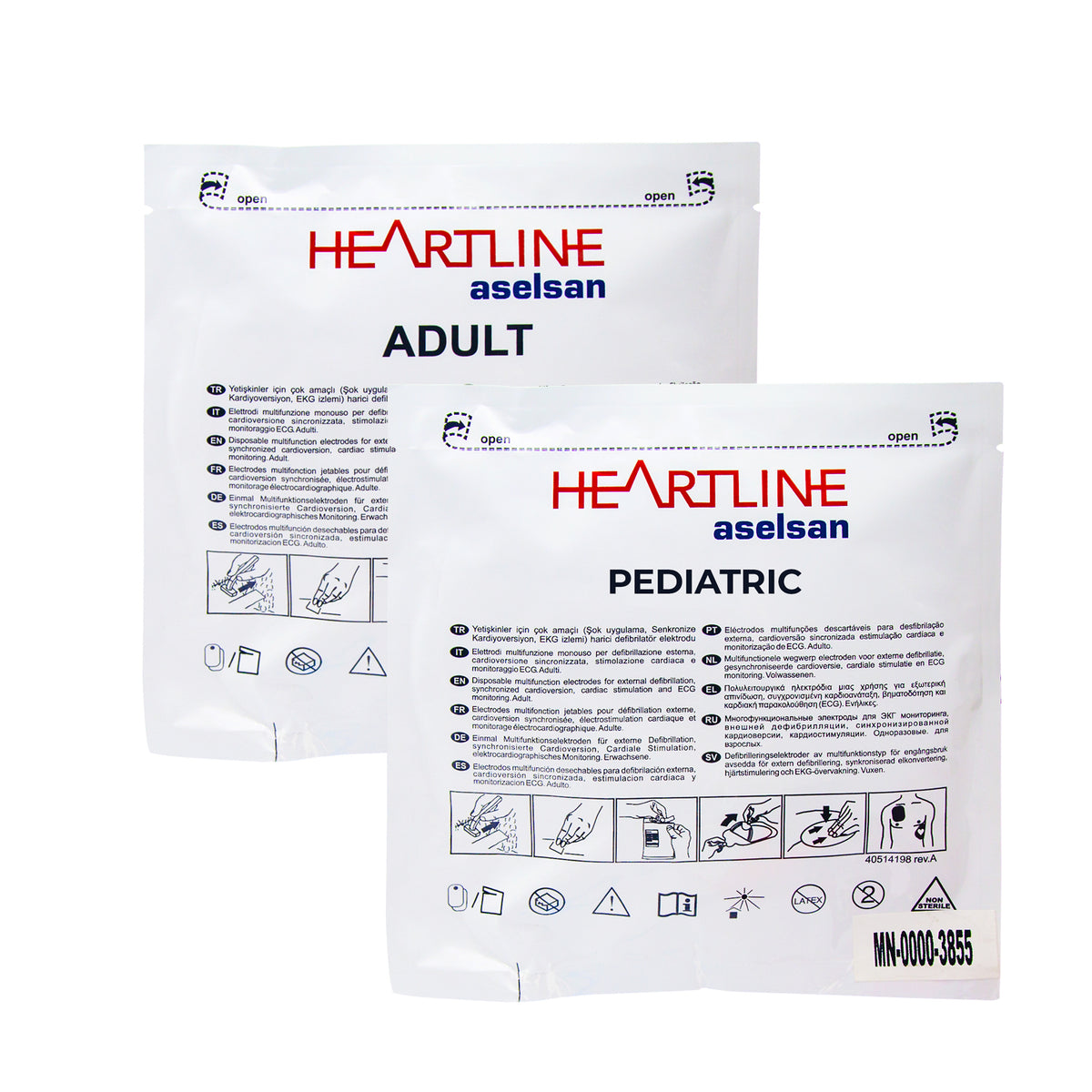 Aselsan Heartline Otomatik Eksternal Defibrilatör Cihazı Pedi